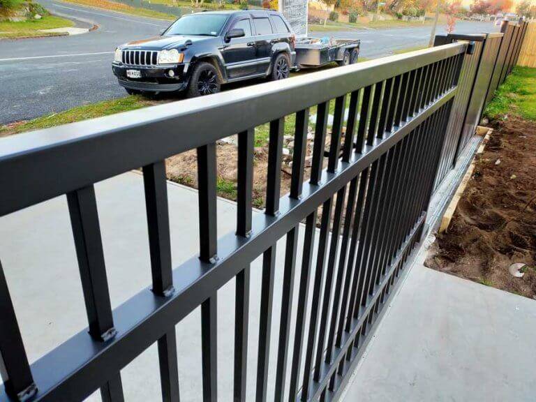 Classic Heavy Four Rail Sliding Gate – Strong Fencing